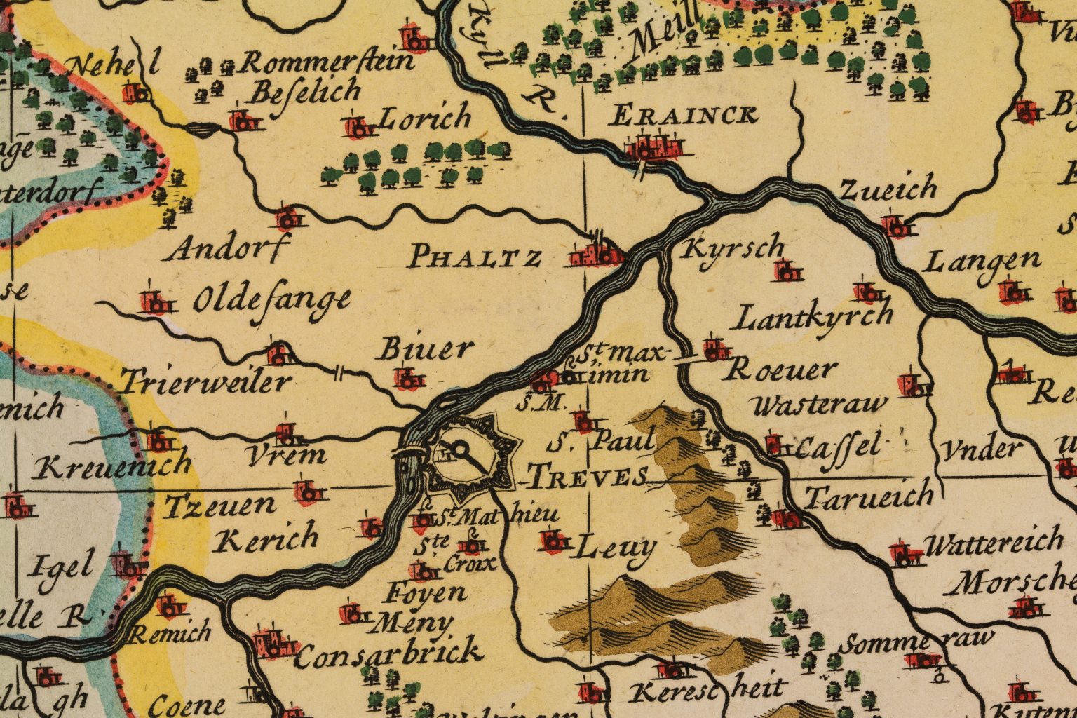 Die Eifel im Bild alter Karten (1595 – 1745) - Landkarten-Ausstellung