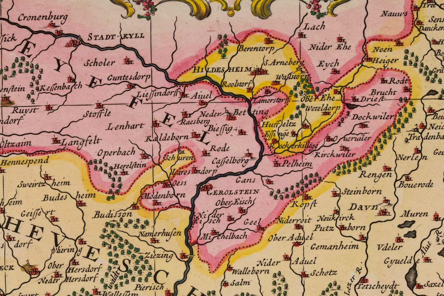 Die Eifel im Bild alter Karten (1595 – 1745) - Landkarten-Ausstellung